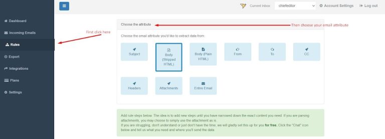 How To Export Outlook Emails To Excel Automatically 1 Email Parsing Tool